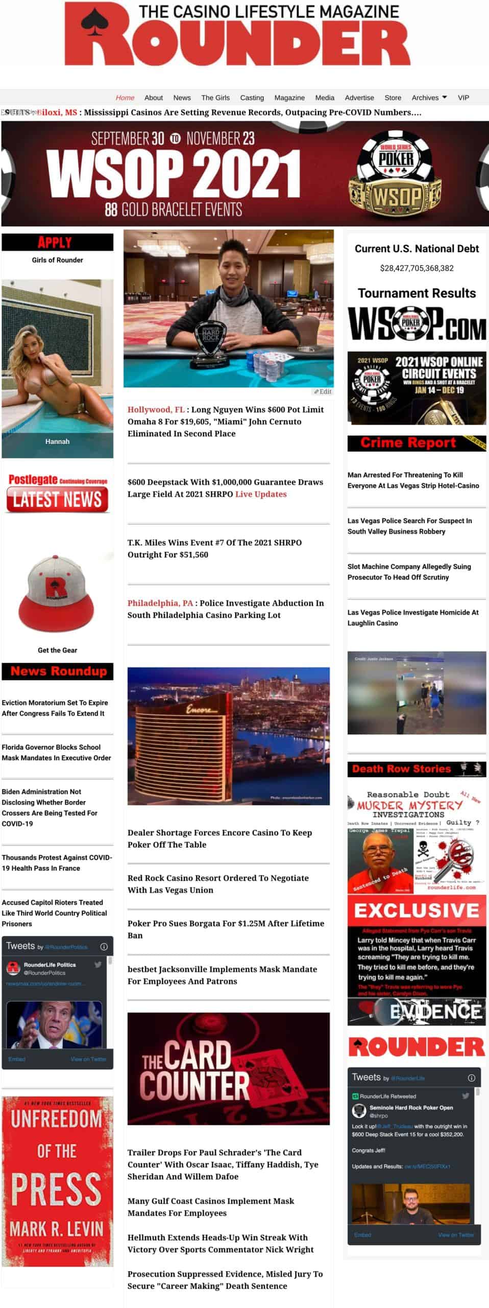 AUGUST 2, 2021-HEADLINES – Rounder