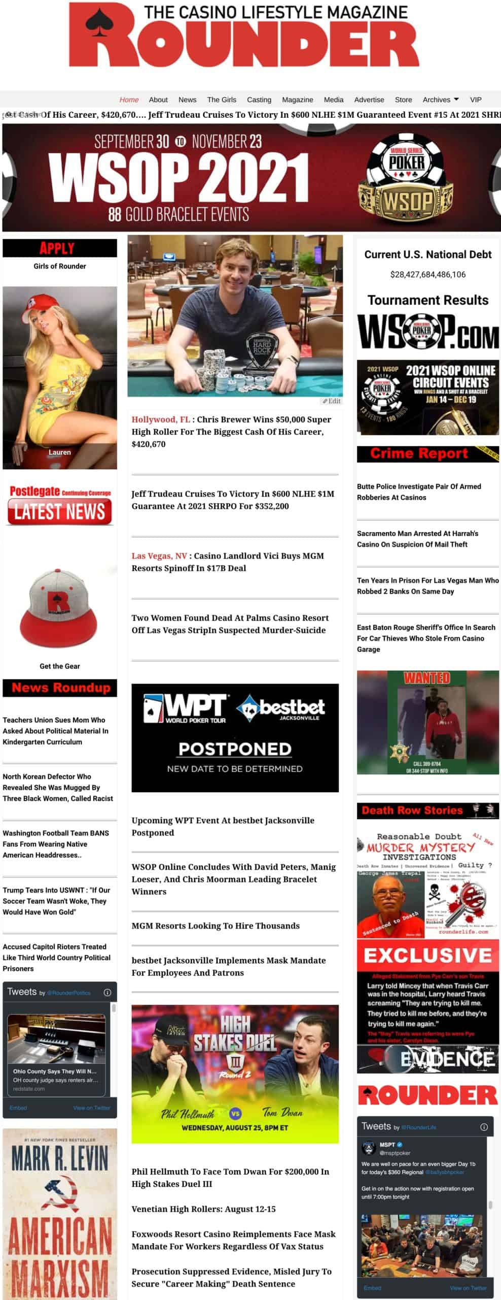 AUGUST 5, 2021-HEADLINES – Rounder